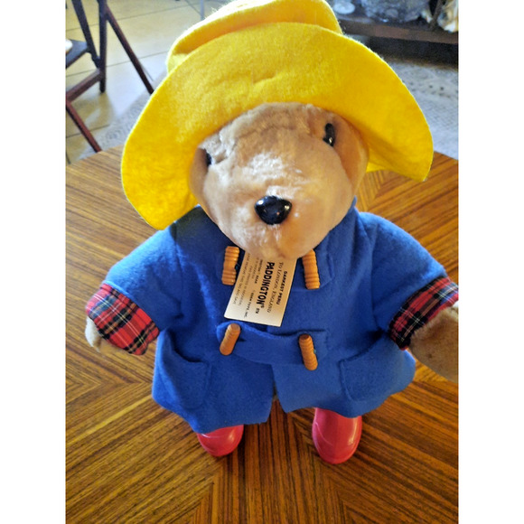 Eden Toys | Toys | Paddington Bear Doll Eden England Red Boots Yellow ...